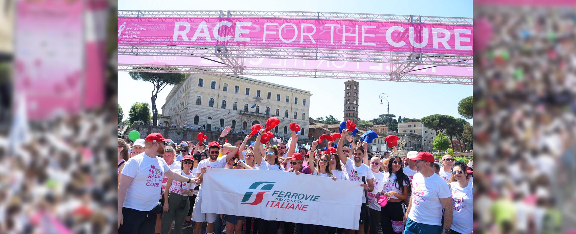 Il Gruppo FS con la sua squadra alla Race for the Cure